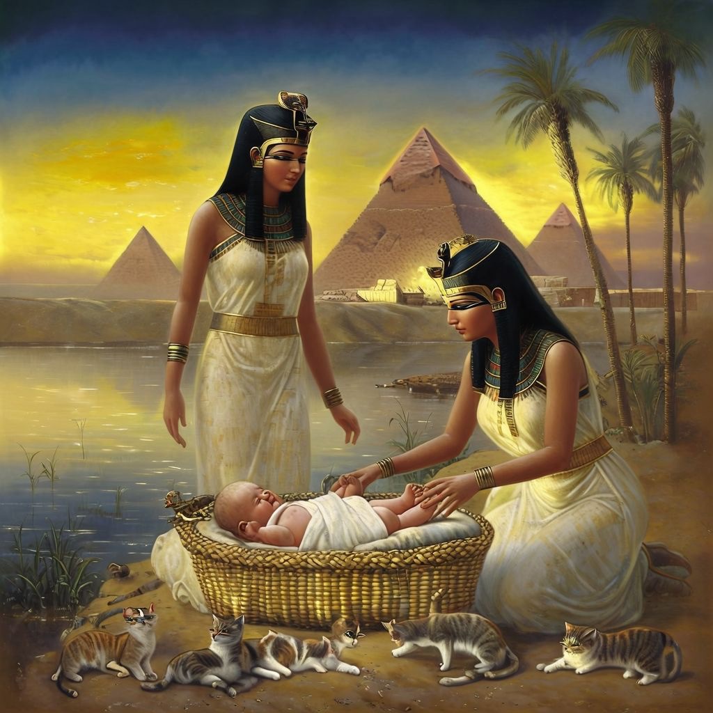 Solve Life along the Nile river in ancient Egypt jigsaw puzzle online ...