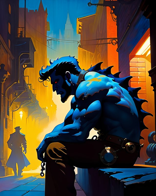 Solve Brooding jigsaw puzzle online with 120 pieces