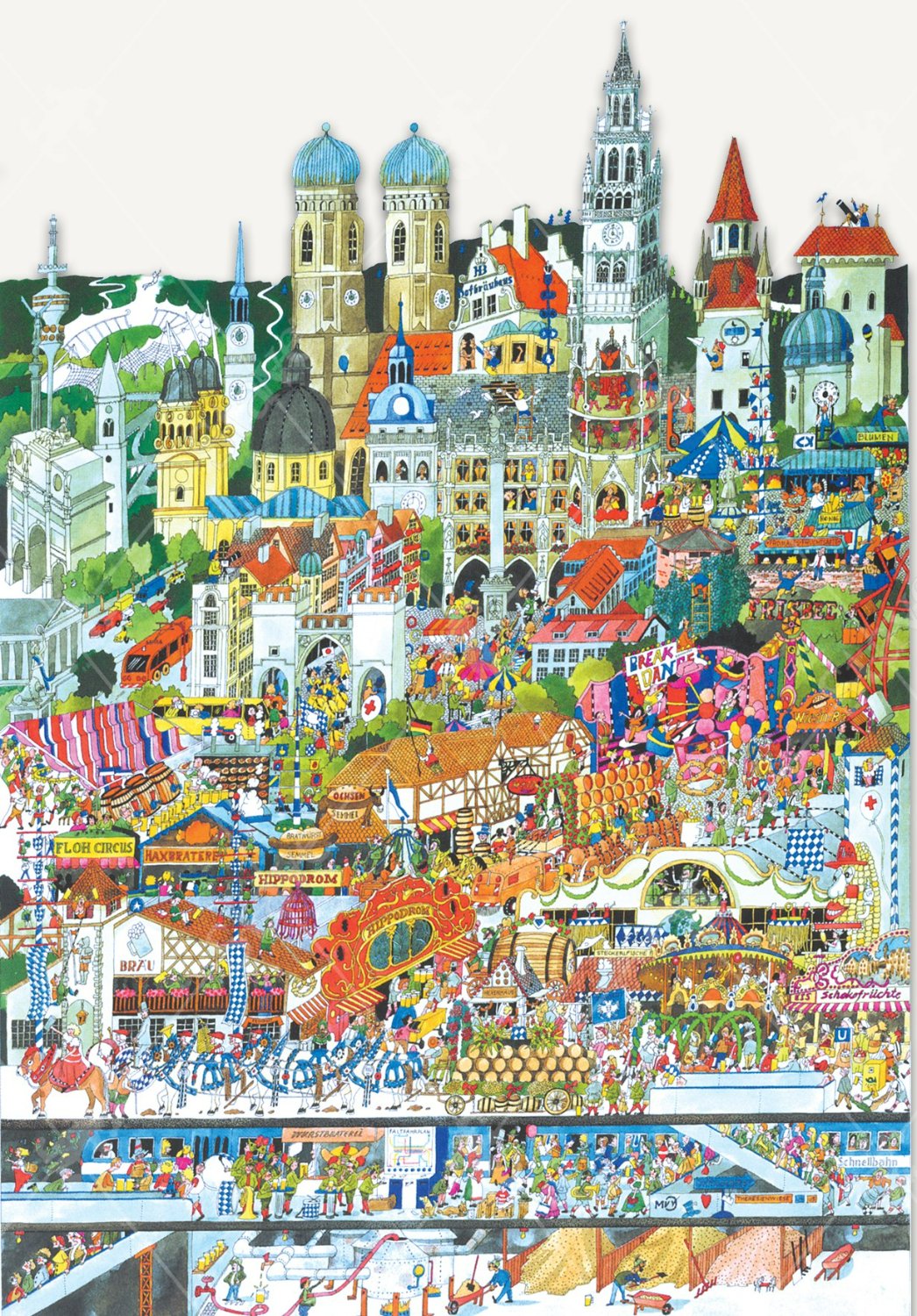 Solve munich october fest jigsaw puzzle online with 315 pieces