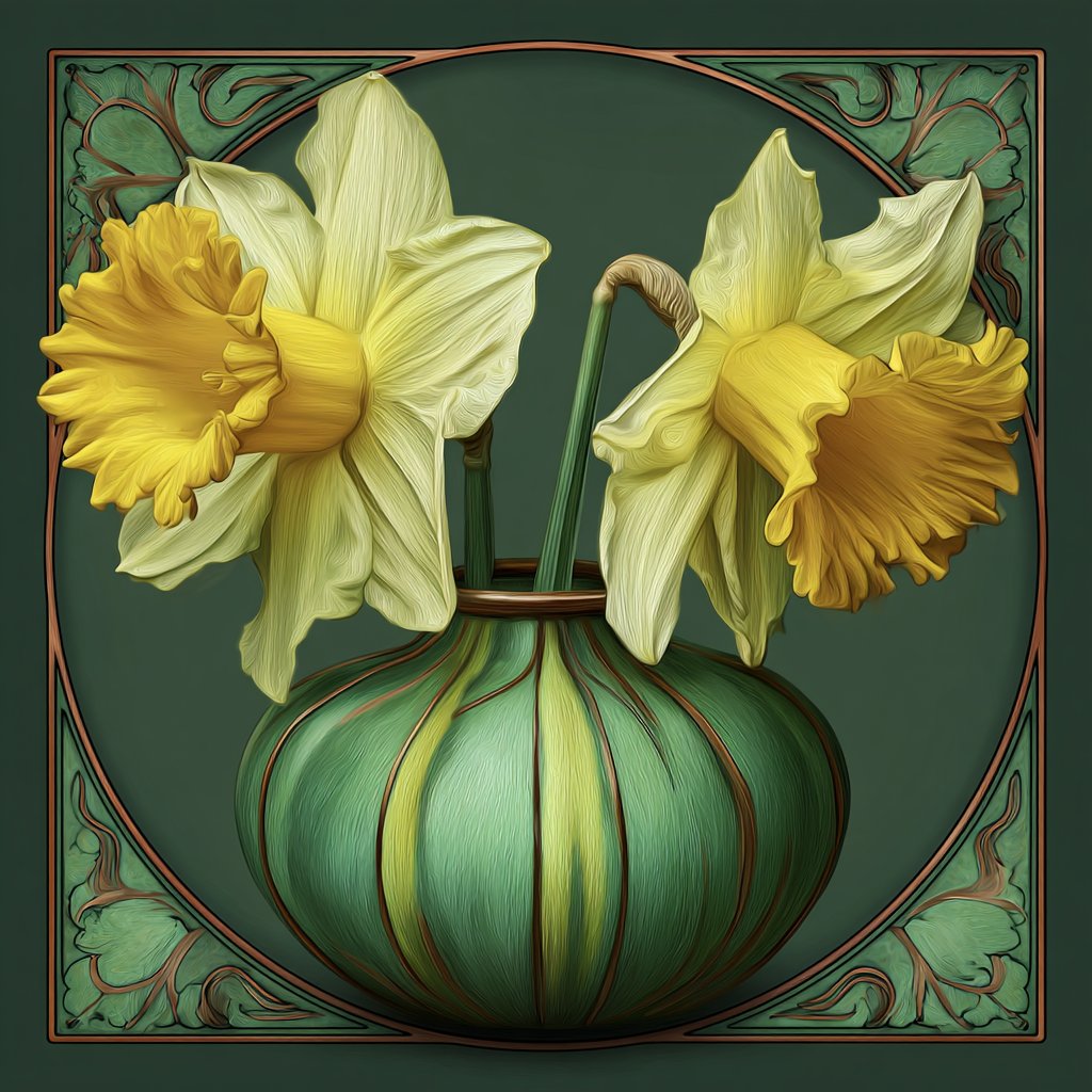 Solve Remembering spring. jigsaw puzzle online with 49 pieces