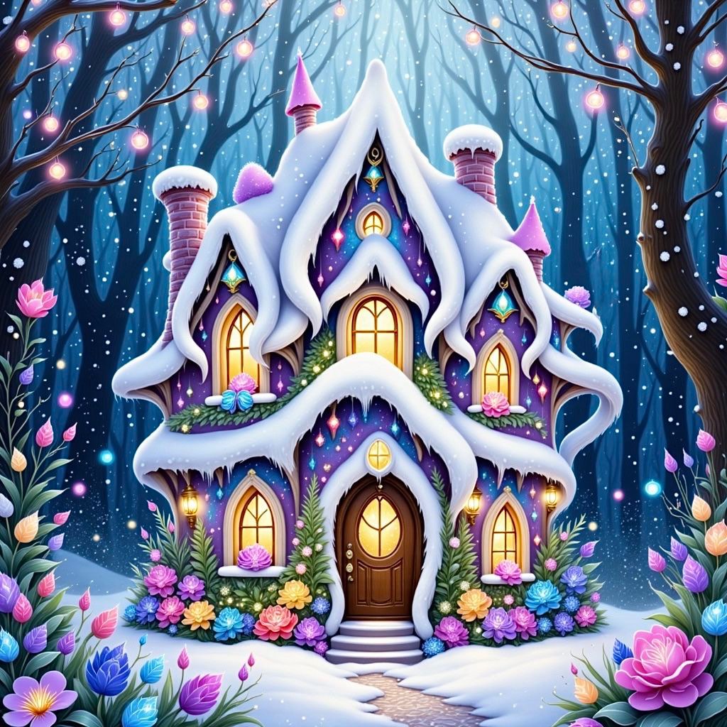 Solve Winter Design jigsaw puzzle online with 25 pieces