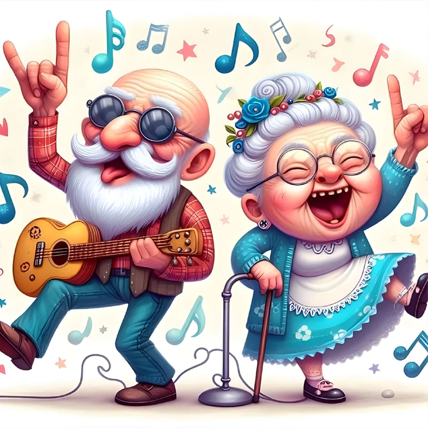 Solve Rocking Out jigsaw puzzle online with 81 pieces