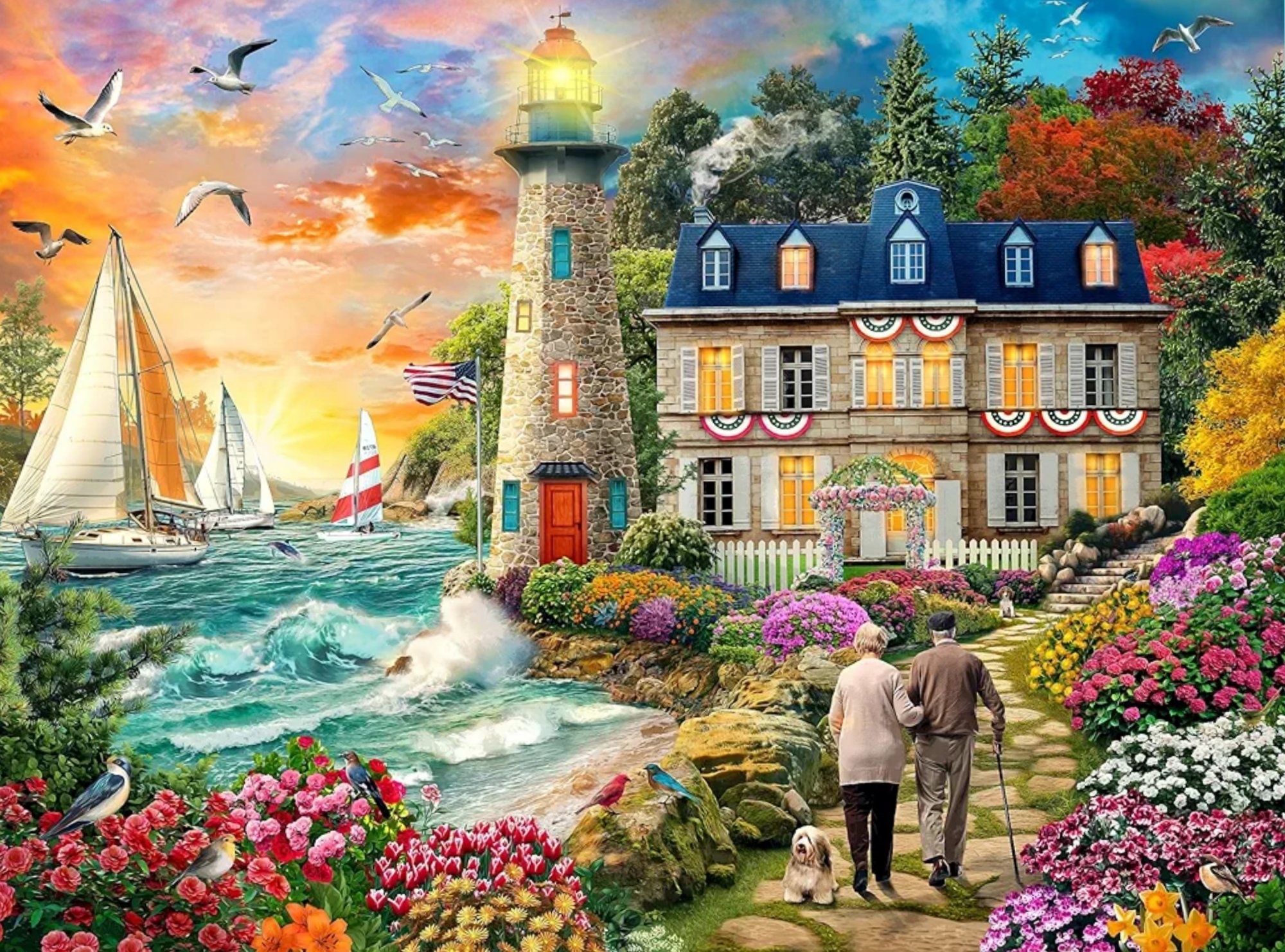 Jigsaw Puzzle | 500 pieces | Keepers of the lighthouse... | Jigidi