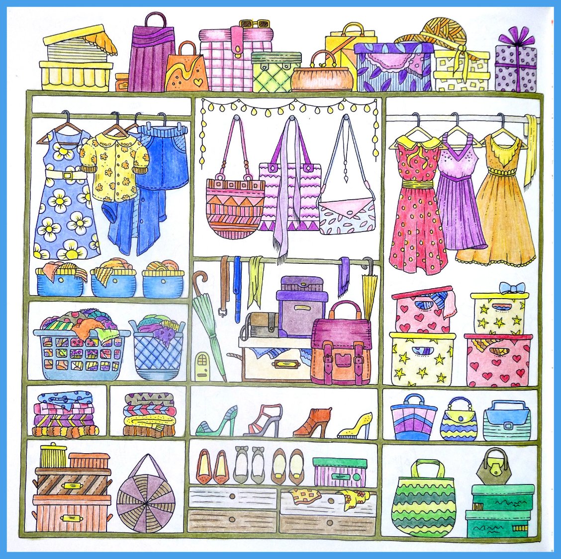 Jigsaw Puzzle | Self colored drawings, from the book by Johanna Basford ...