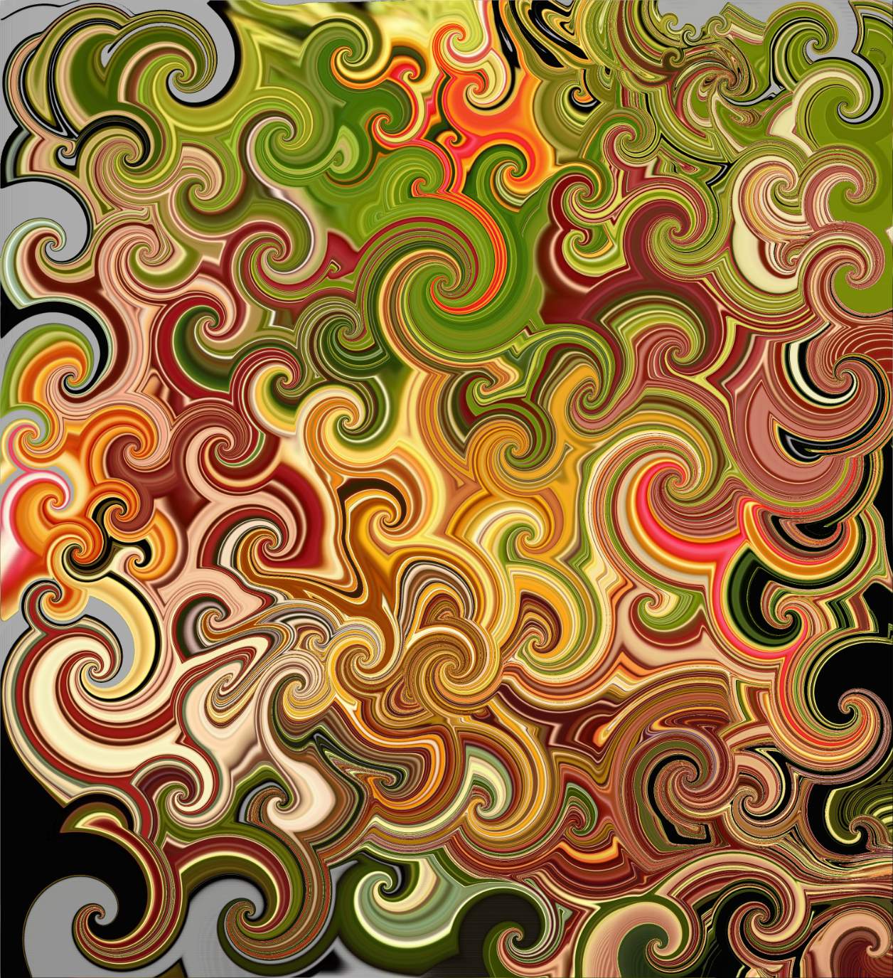 Solve Swirls jigsaw puzzle online with 110 pieces