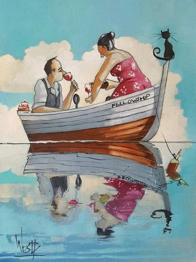 Solve Ronald West_ Fellowship jigsaw puzzle online with 48 pieces