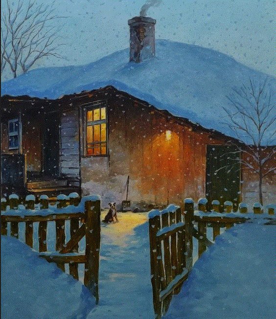 Solve A Winter Evening ~ Nickolay Ninov (Bulgarian, 1973...active ...