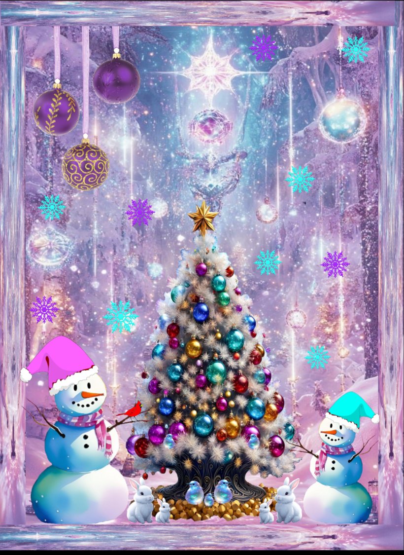 Solve Winter Snowman and Friends jigsaw puzzle online with 20 pieces
