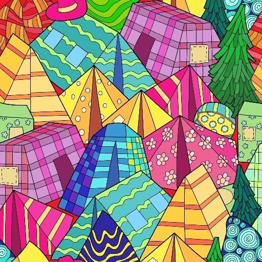 Solve CAMPING WEEKEND jigsaw puzzle online with 64 pieces