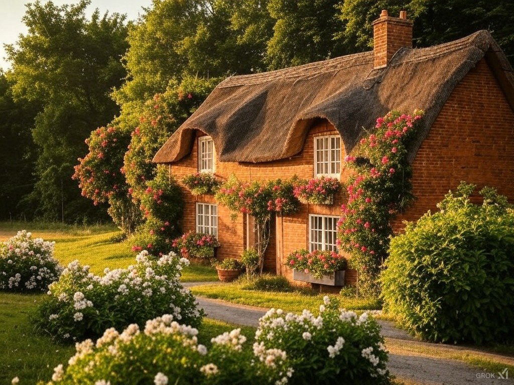 Solve #7 Bramble Row jigsaw puzzle online with 48 pieces