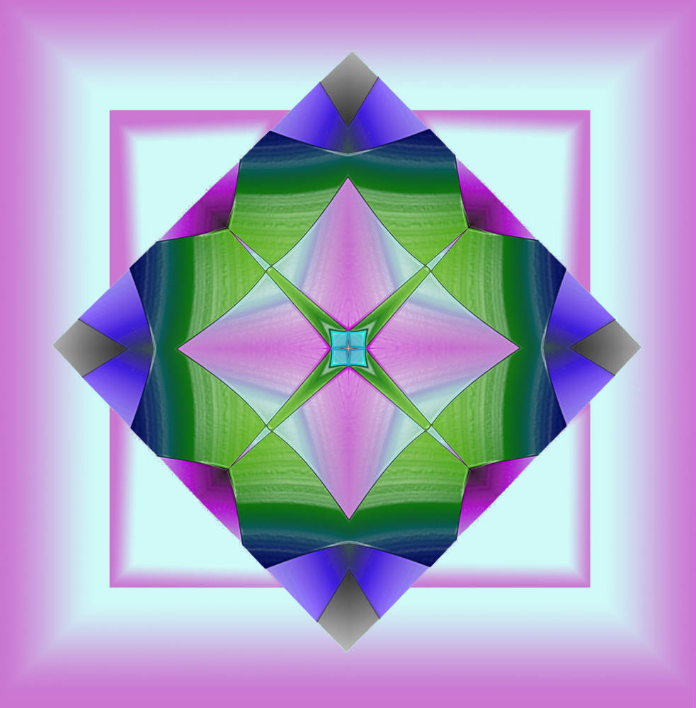 Solve framed diamond jigsaw puzzle online with 100 pieces