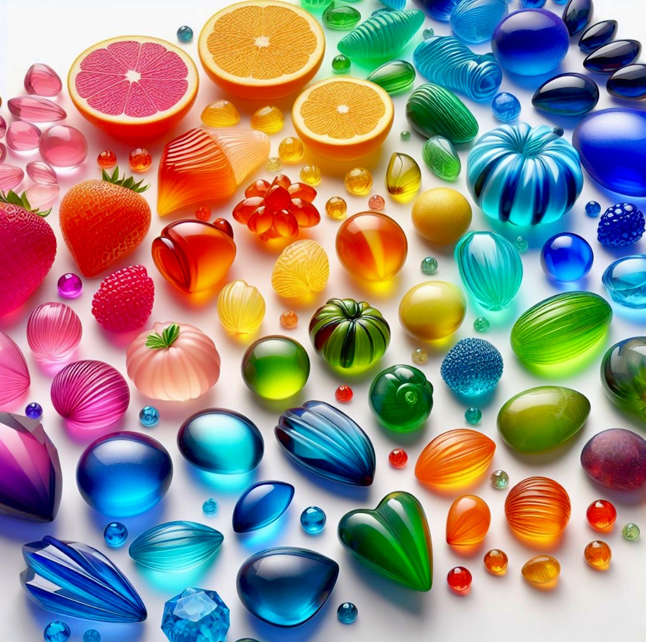 Solve Juji Fruit n Squash jigsaw puzzle online with 64 pieces