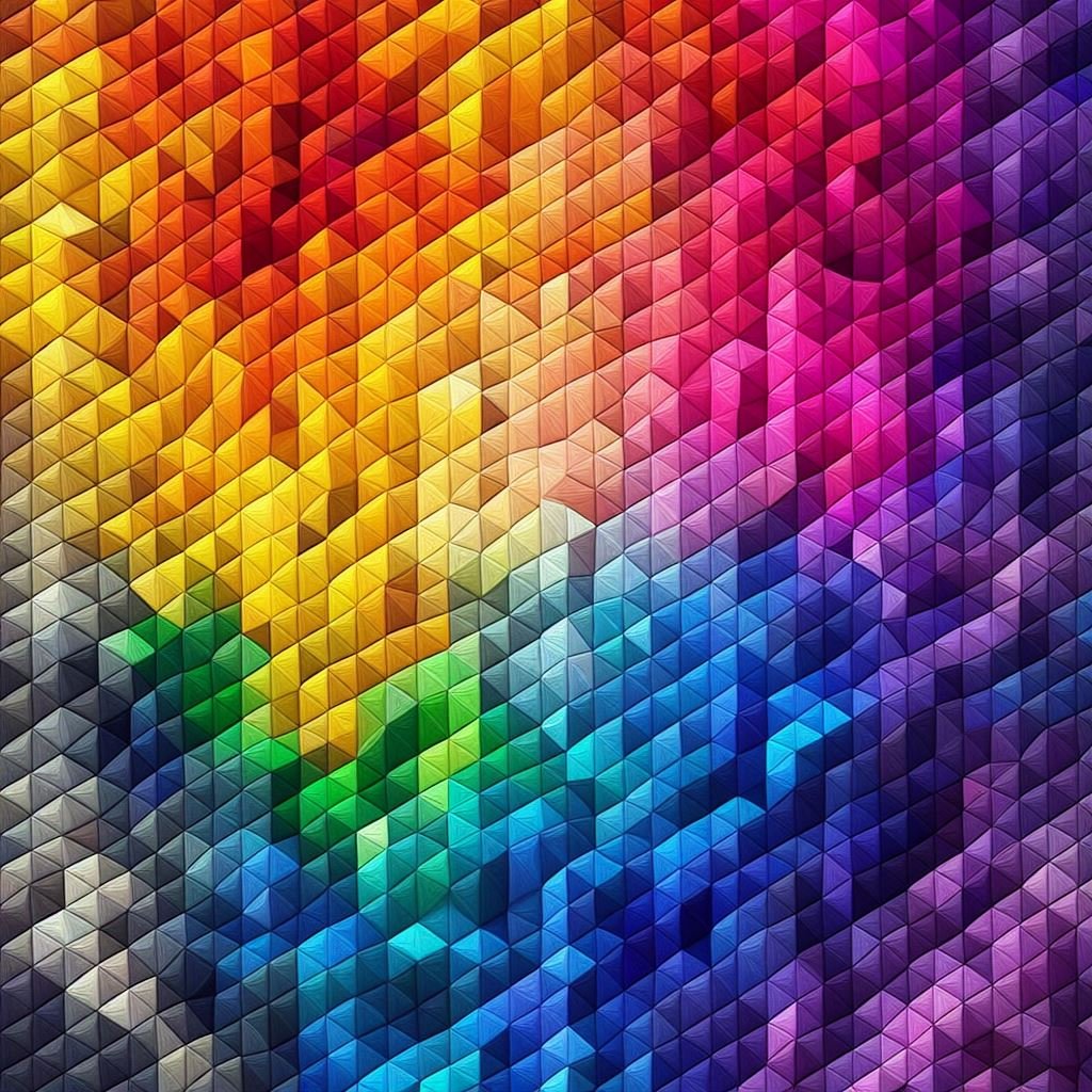 Solve Gradient tiles jigsaw puzzle online with 306 pieces