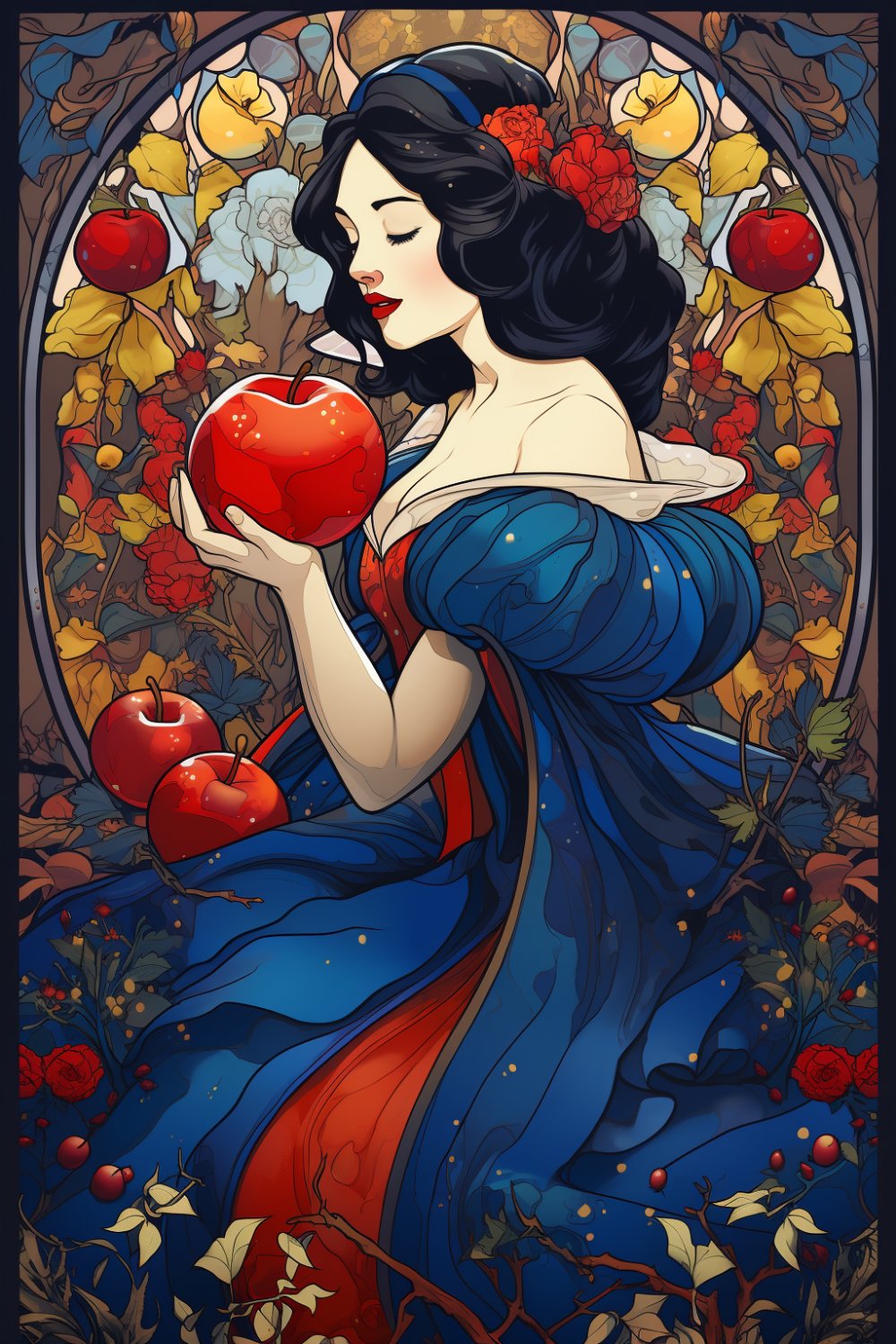 Solve Snow White jigsaw puzzle online with 294 pieces