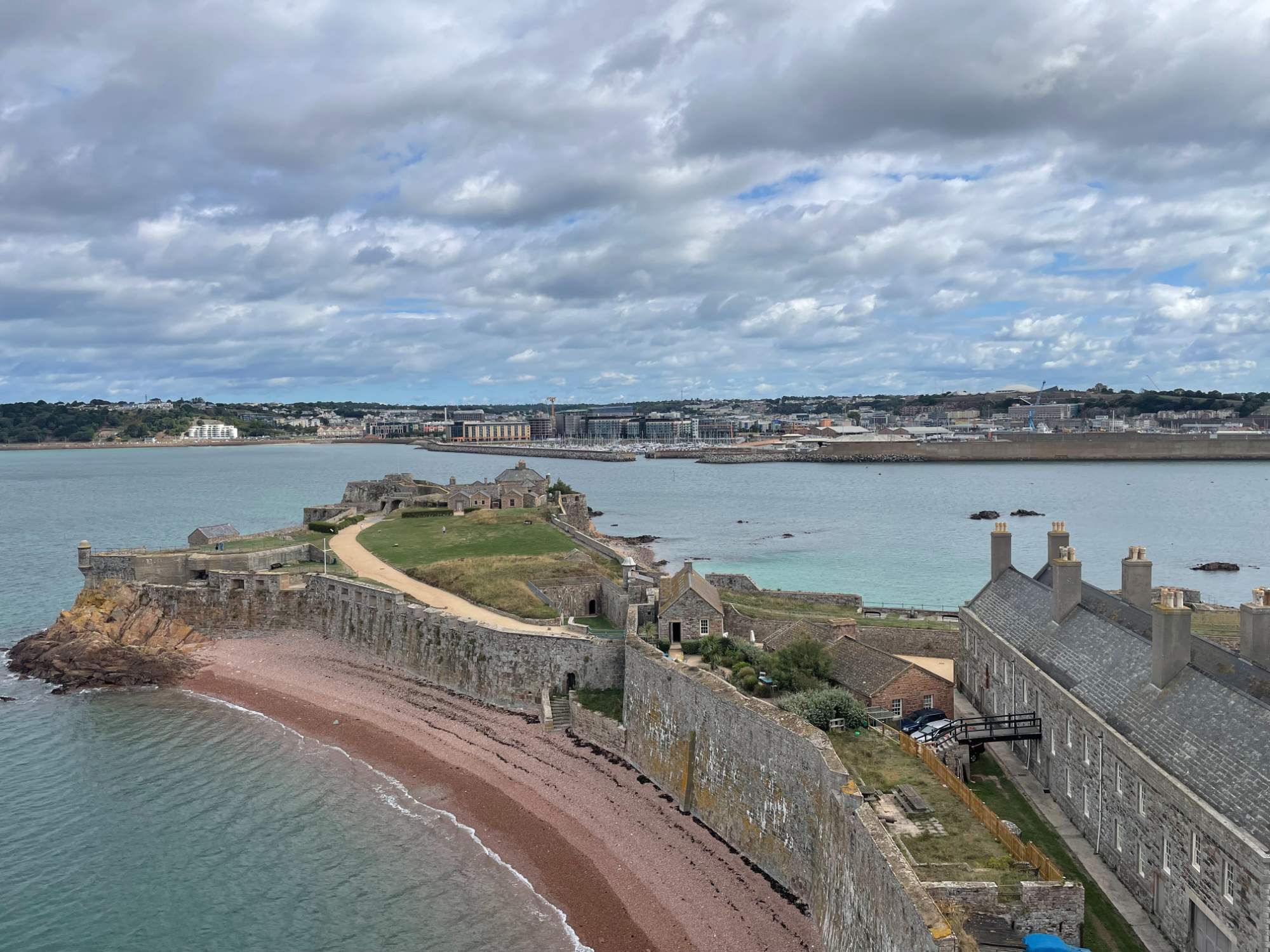 Solve View from the top of Elizabeth Castle jigsaw puzzle online with ...