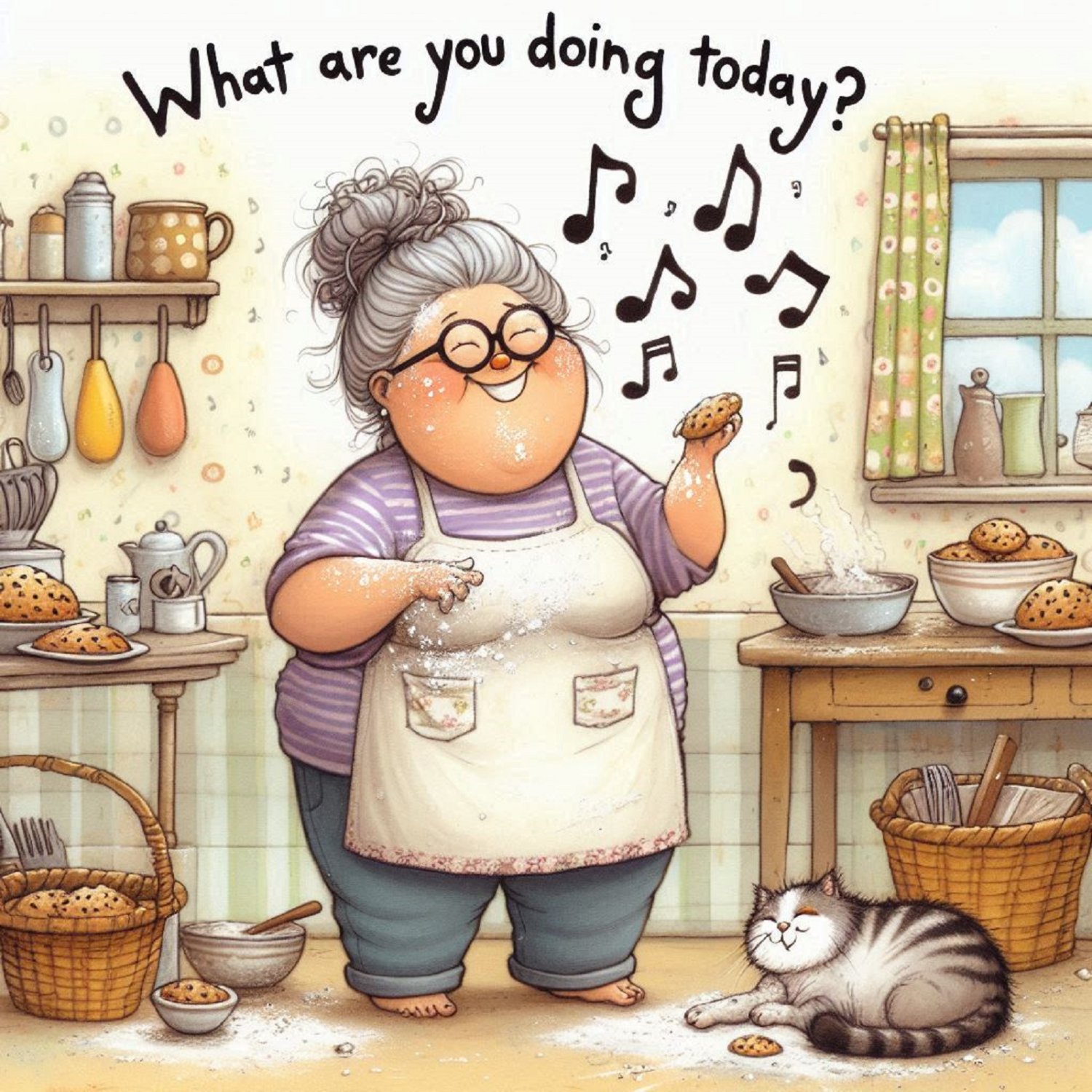 Solve Baking cookies jigsaw puzzle online with 100 pieces