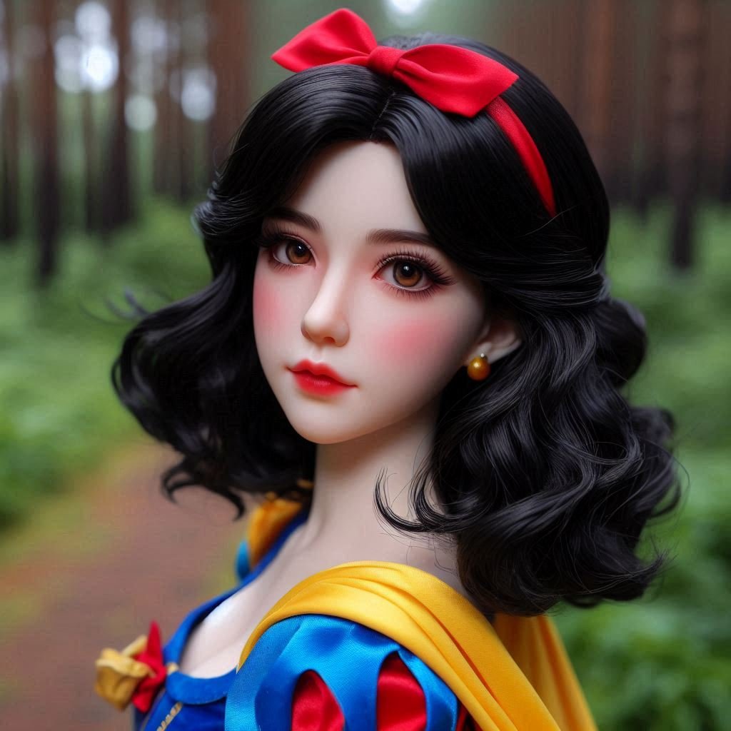 Solve Snow White jigsaw puzzle online with 49 pieces