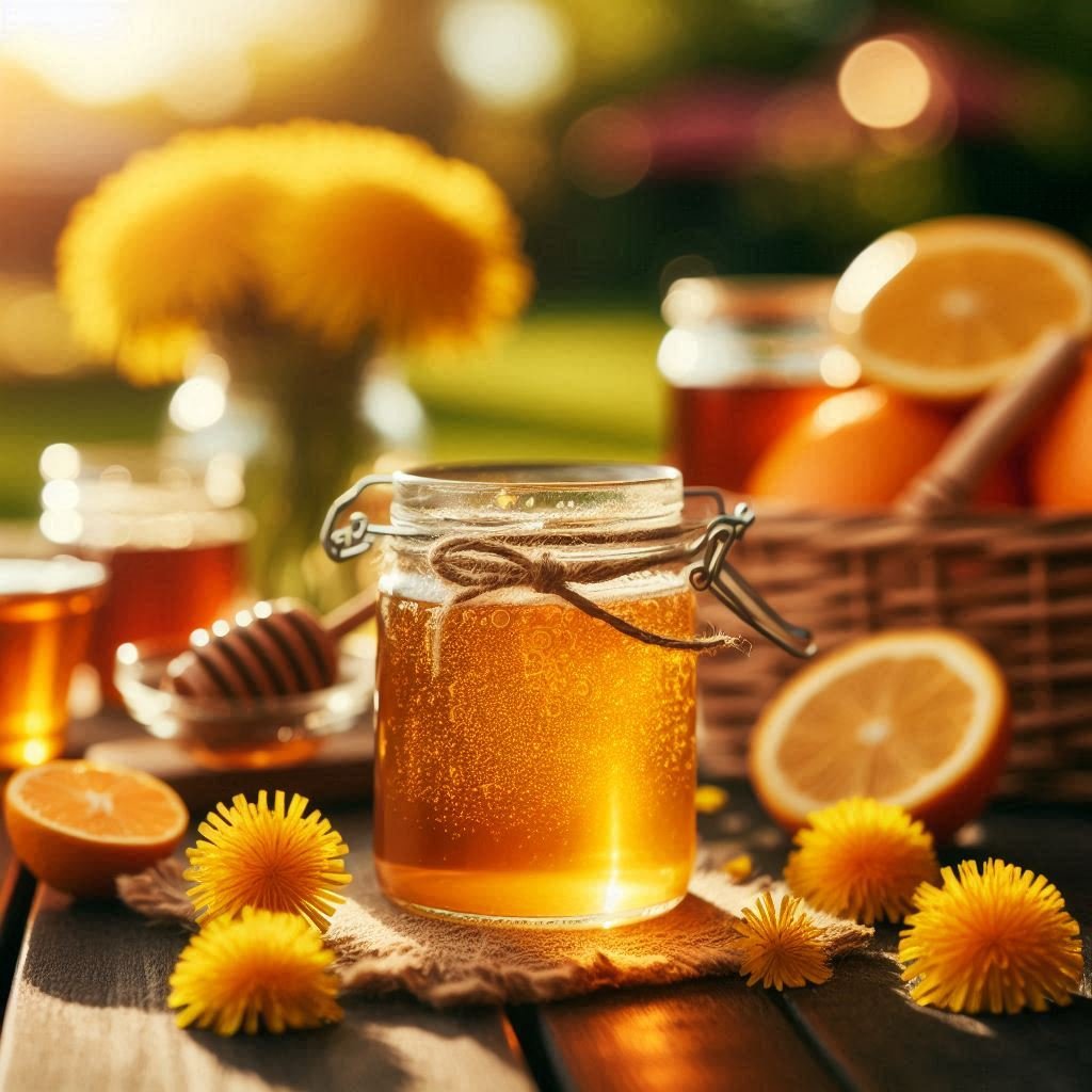 Solve Dandelion Honey jigsaw puzzle online with 49 pieces