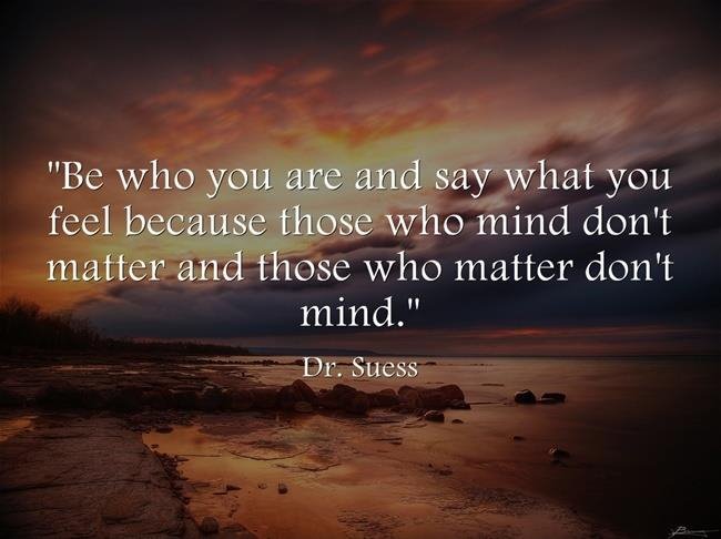 Solve 1 ~ "Be who you are & say what you feel, because..." jigsaw ...