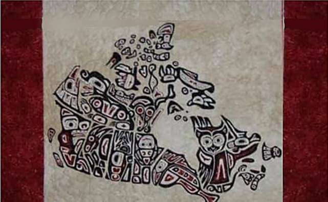 Solve Map of Canada jigsaw puzzle online with 15 pieces