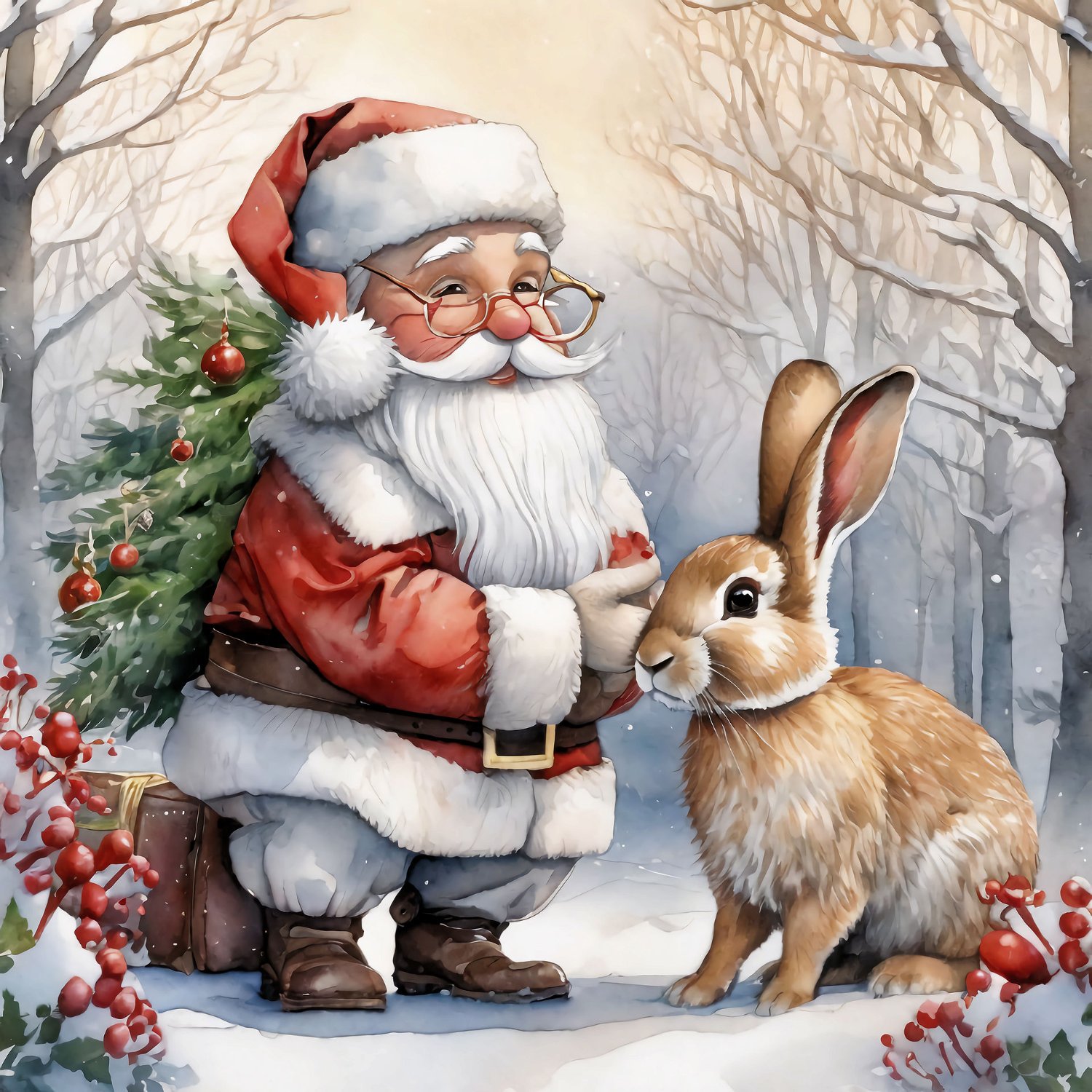 Solve Santa and a very large Rabbit, resize 9 to 600 pieces jigsaw ...