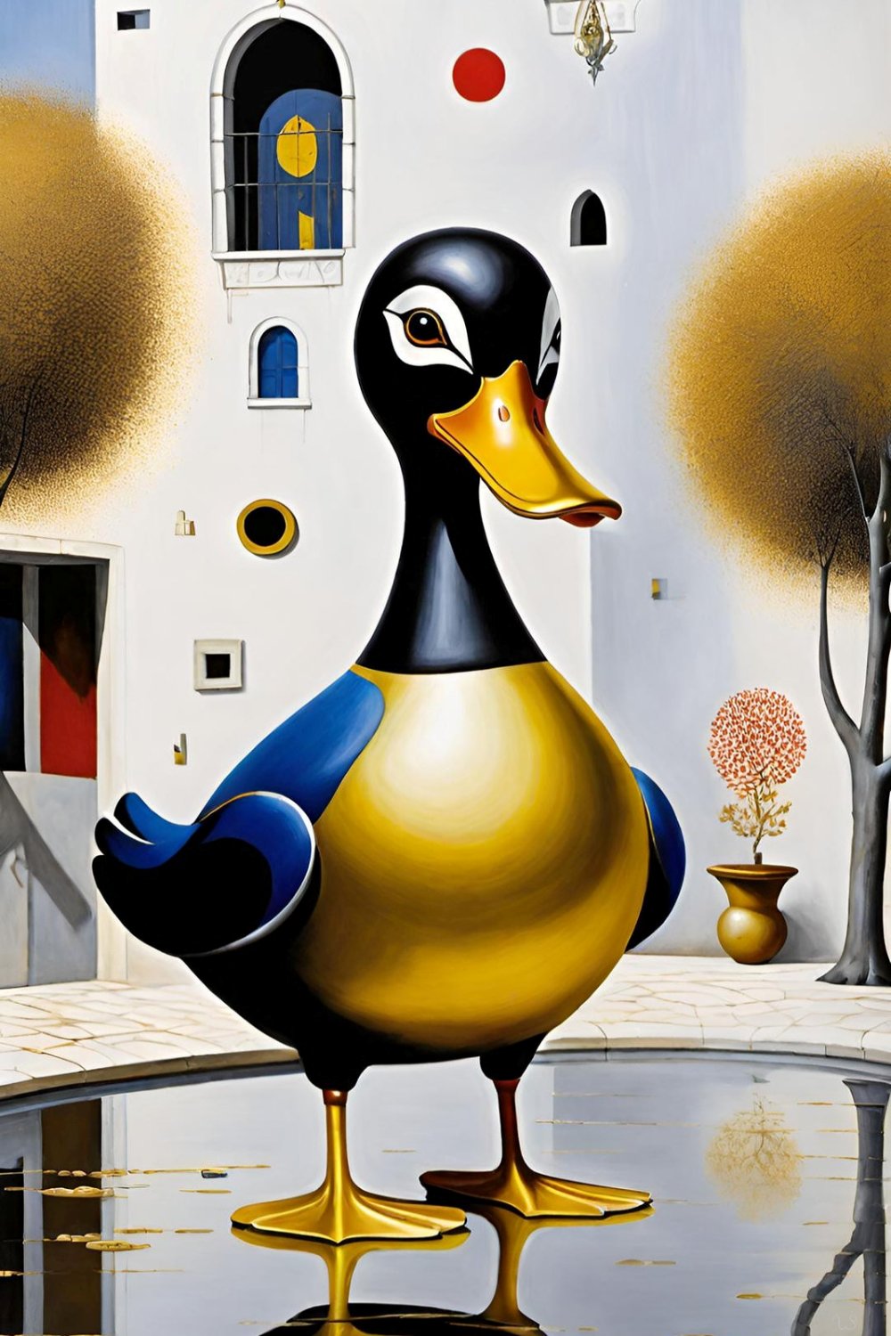 Solve Duck It! by WJ Postma jigsaw puzzle online with 247 pieces