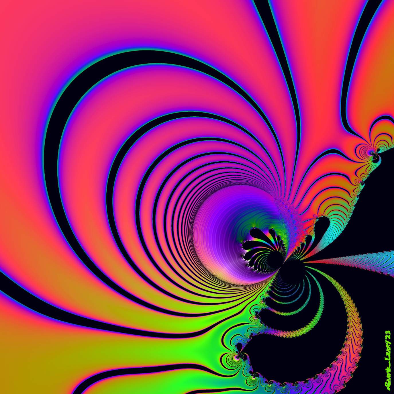 Solve 05092023 Tiera-Zon Neon medium jigsaw puzzle online with 121 pieces