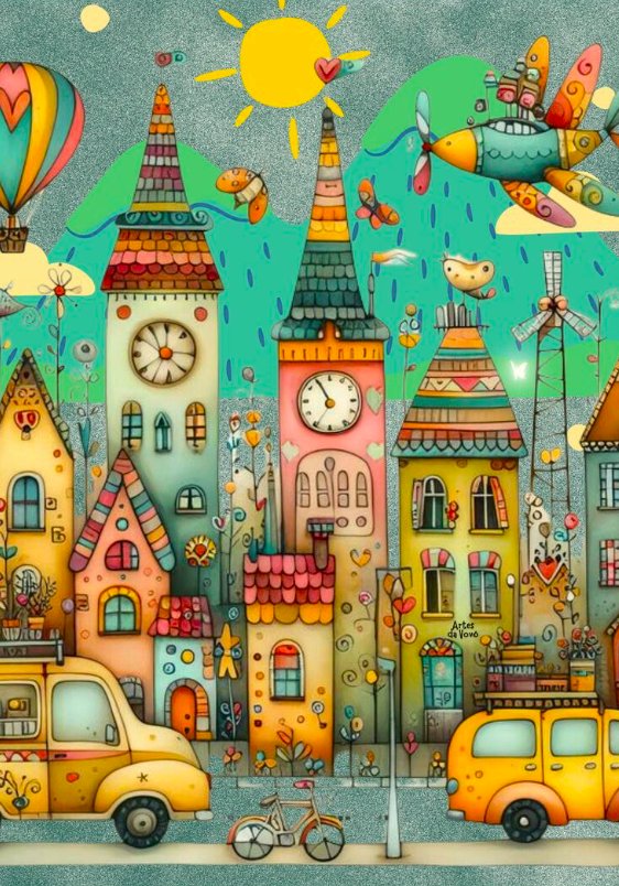 Solve Scalable to 117pcs - Summer Town jigsaw puzzle online with 48 pieces