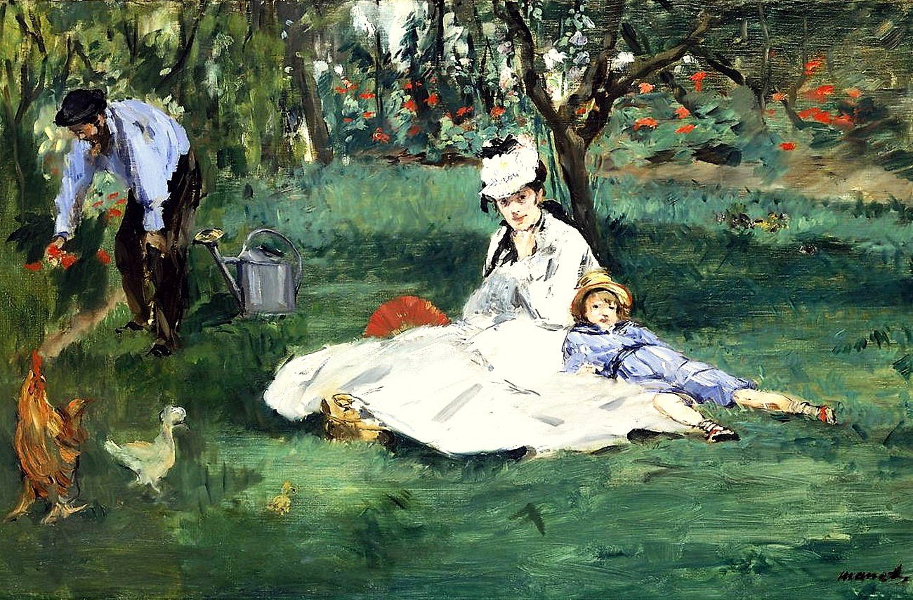 Solve The Family of Claude and Camille Monet in the Garden / La Famille ...