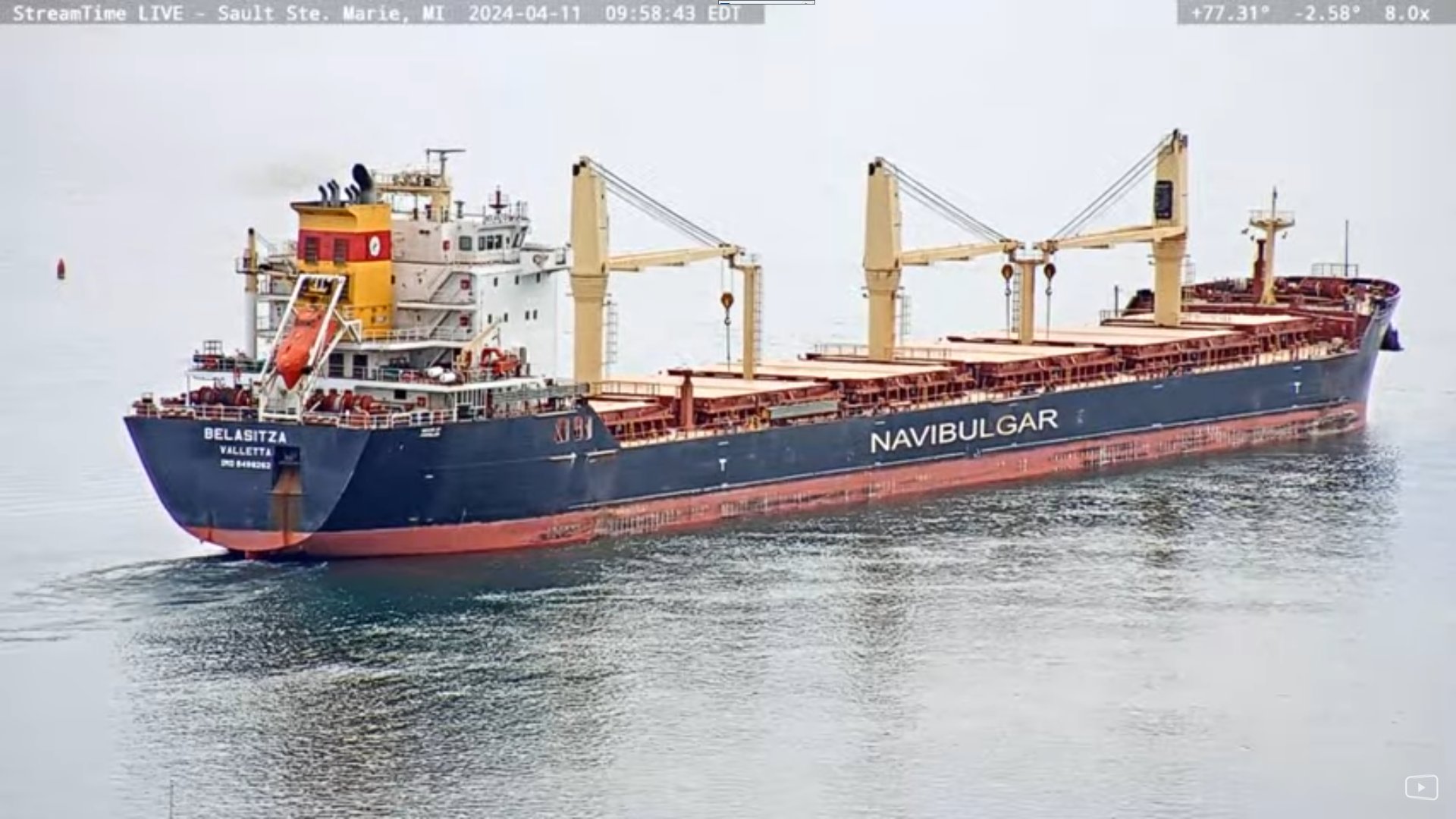 Solve Belasitza - Ocean-Going Freighter - St Ste Marie, MI (2024-04-11 ...
