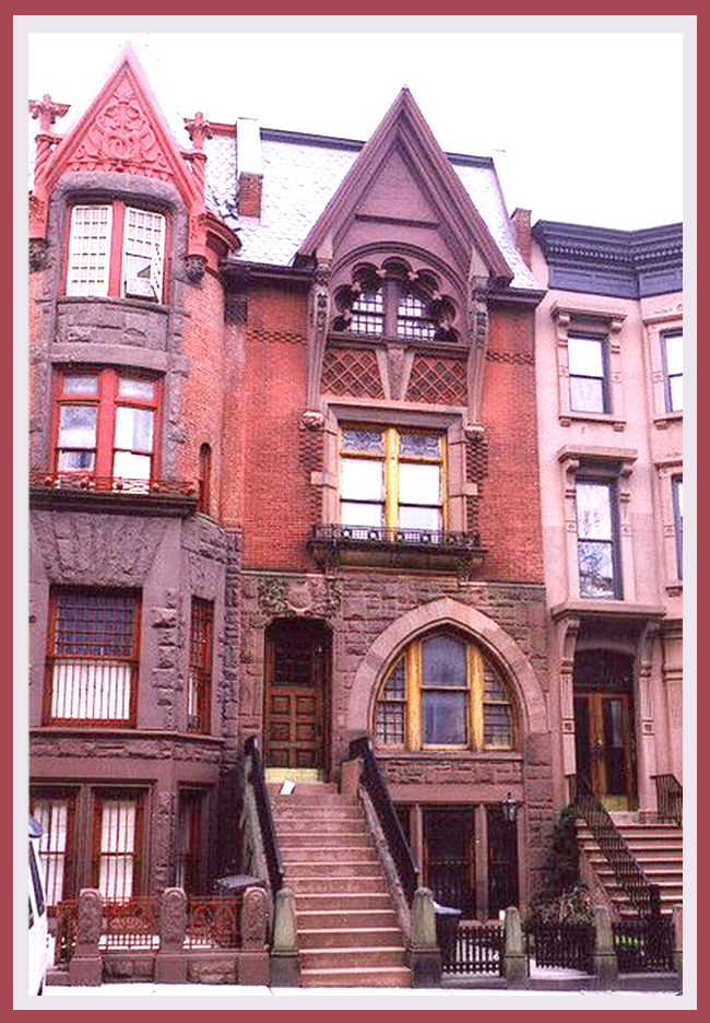 Solve 176 St John's Pl. Park Slope, Brooklyn. Victorian Gothic Row ...