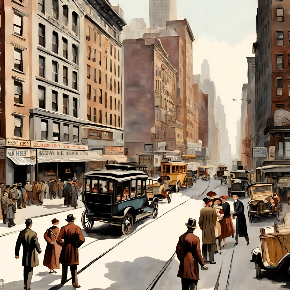 Solve Street scene jigsaw puzzle online with 256 pieces