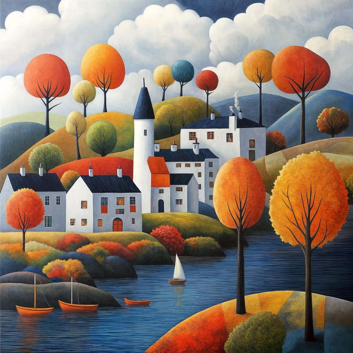 Solve Village (the number of pieces can be changed from 9 to 440 ...