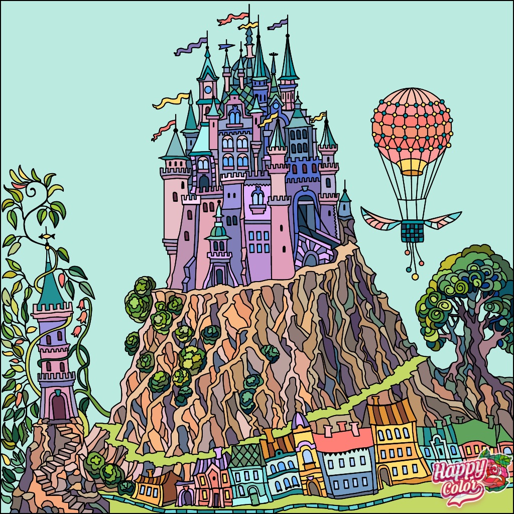 Solve Magic Castle jigsaw puzzle online with 256 pieces