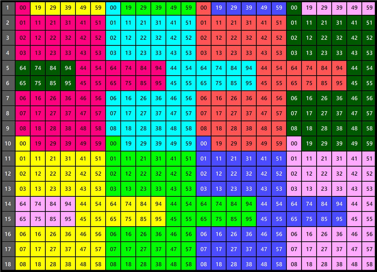 Solve Number 1198 tessellation 450 jigsaw puzzle online with 450 pieces