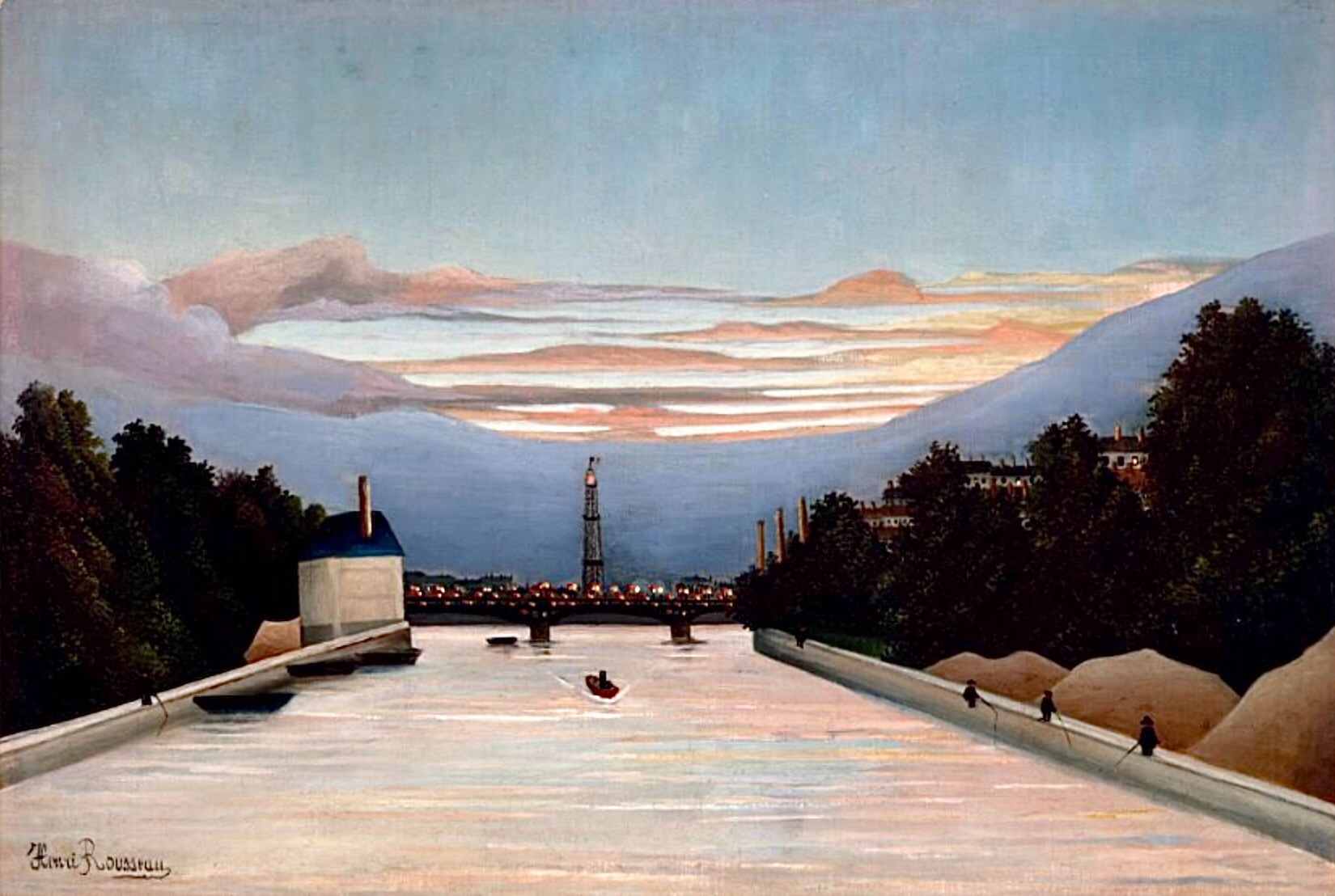 Solve The Eiffel Tower, 1898, Henri Rousseau (1844-1910) jigsaw puzzle ...