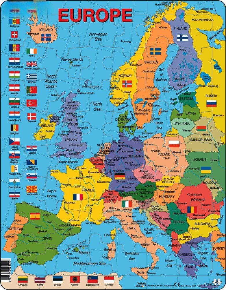 Solve Europe - Map - Copied from Internet jigsaw puzzle online with 35 ...