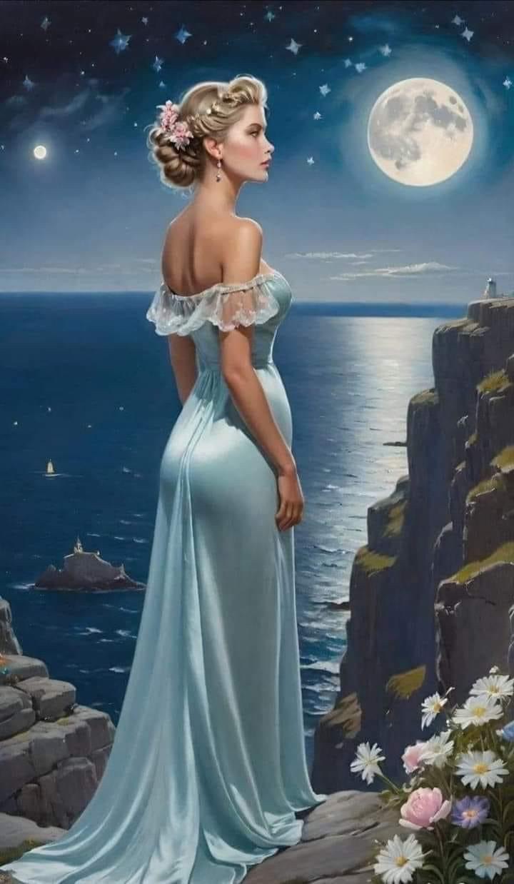 Solve MOONLIGHT BEAUTY jigsaw puzzle online with 153 pieces