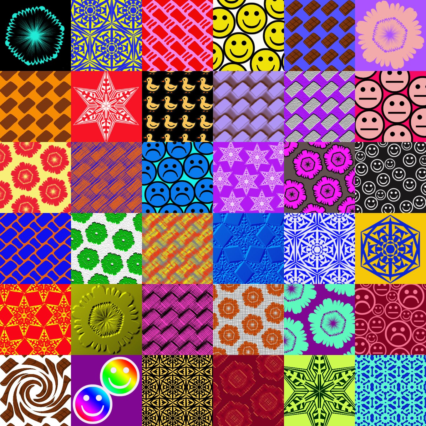 Solve More squares, squares, squares jigsaw puzzle online with 81 pieces