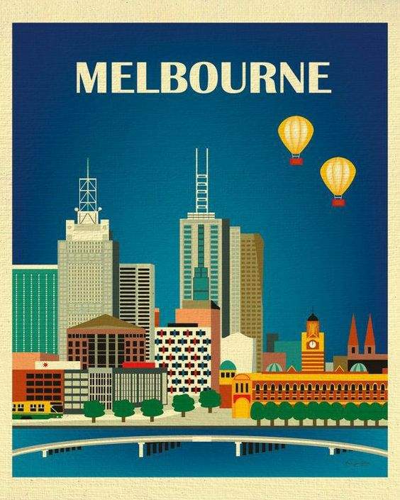 Solve Melbourne Australia jigsaw puzzle online with 63 pieces