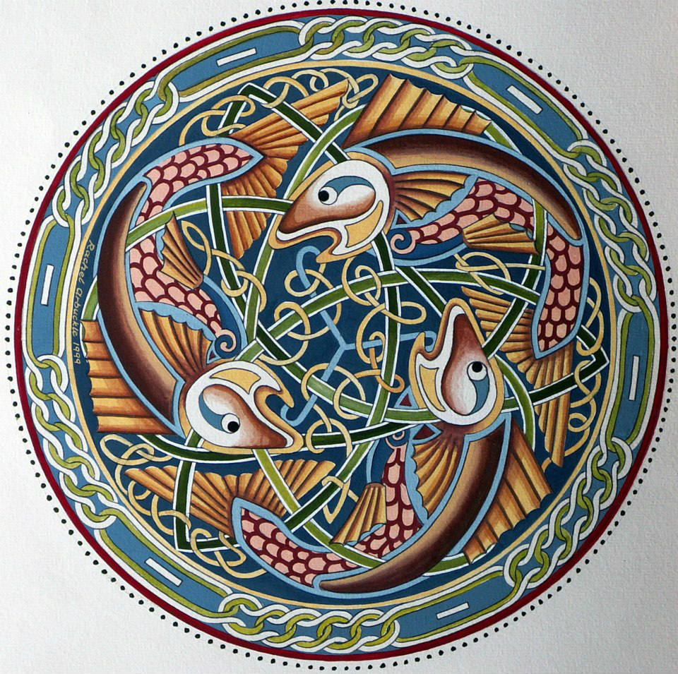 Solve Fish- Art by Rachel Arbuckle's Celtic Art jigsaw puzzle online ...