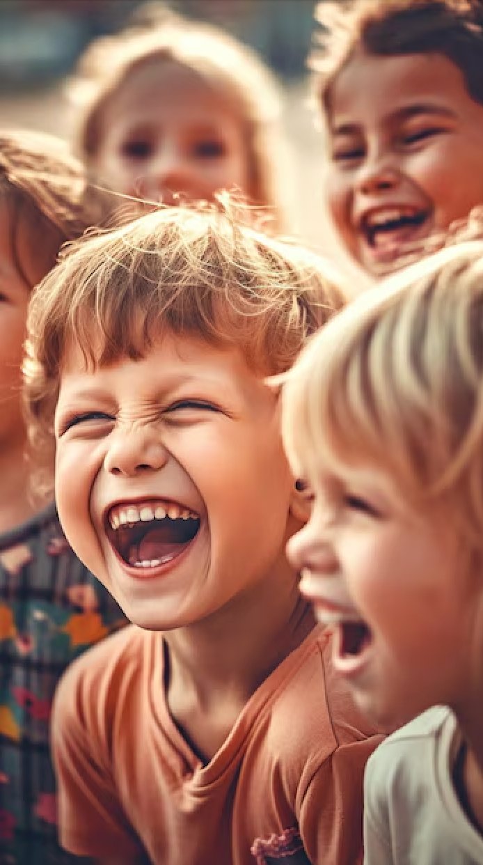 Solve Pure joy & happiness jigsaw puzzle online with 84 pieces