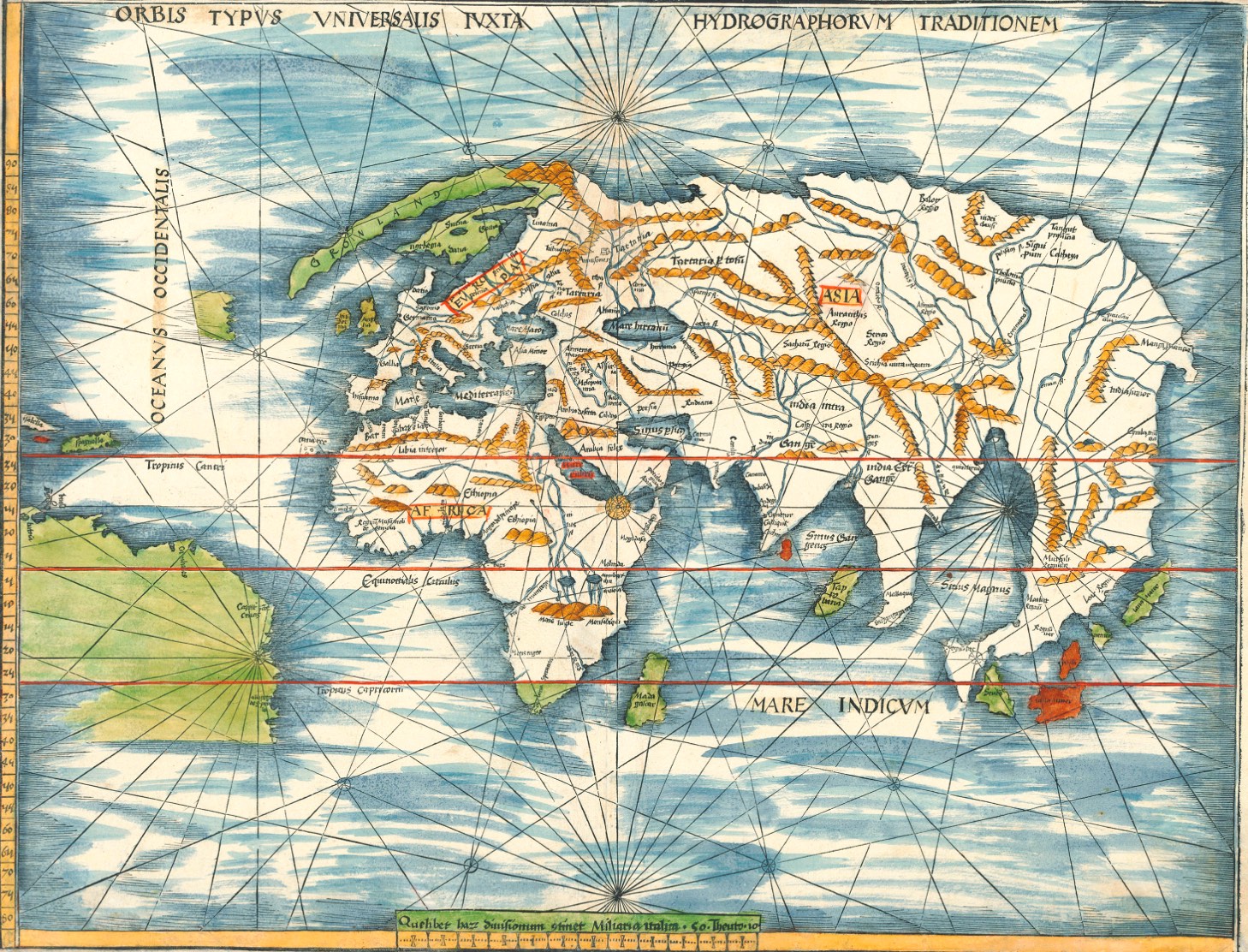 Solve Martin Waldseemüller (ca1470–cam1522), Orbis Typus Universalis ...