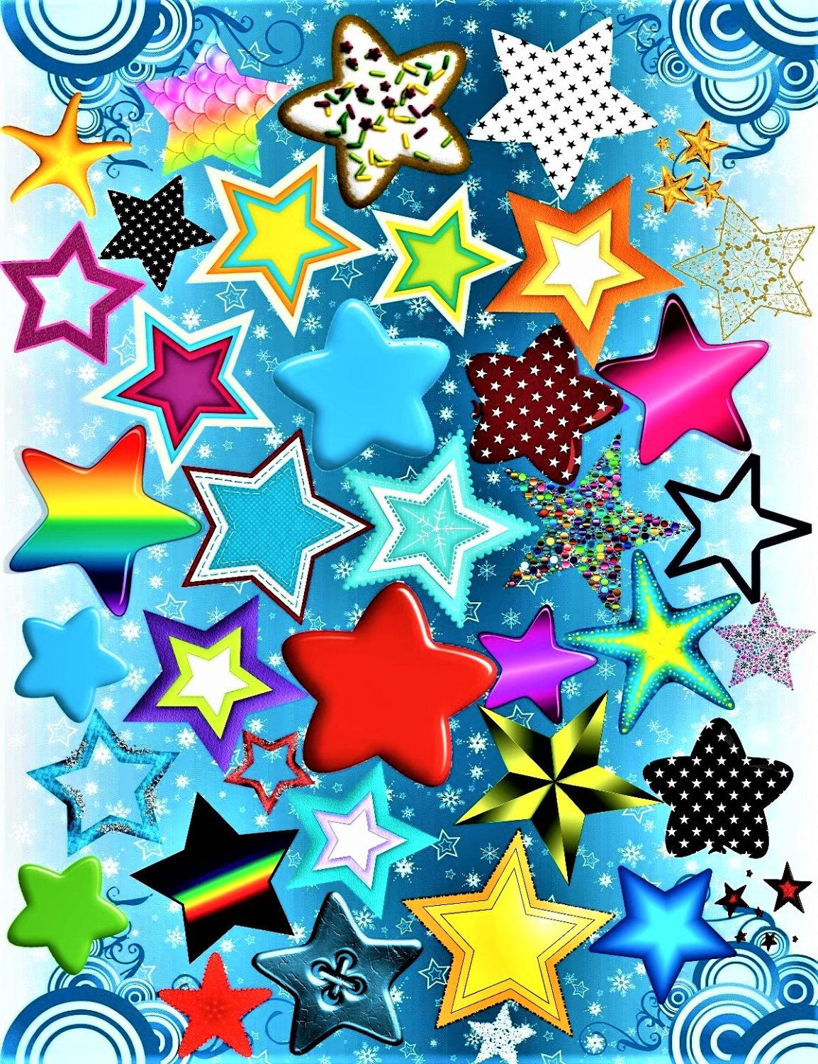 Solve Stars jigsaw puzzle online with 63 pieces