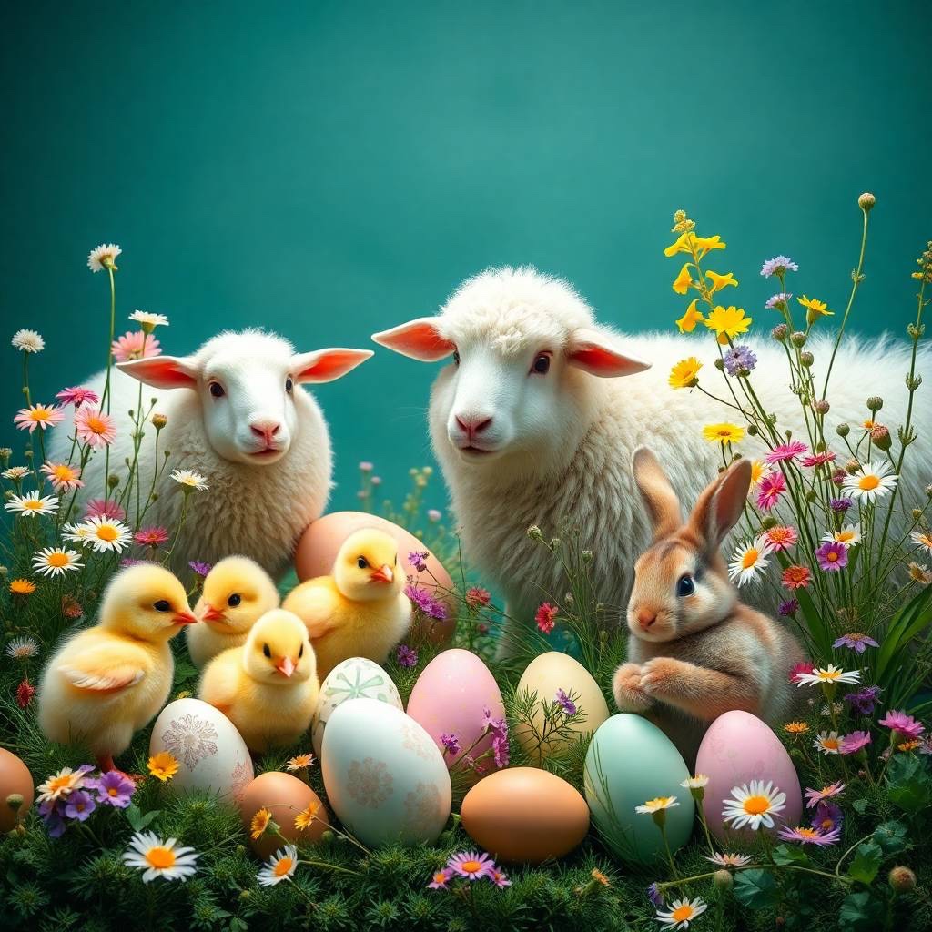 Solve Easter jigsaw puzzle online with 81 pieces
