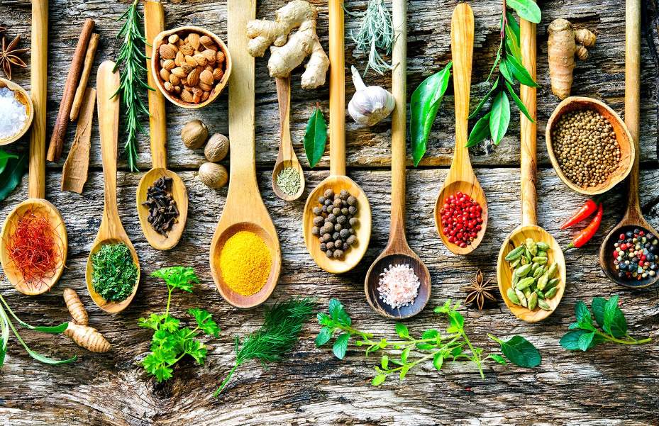 Solve Spices and Herbs jigsaw puzzle online with 77 pieces