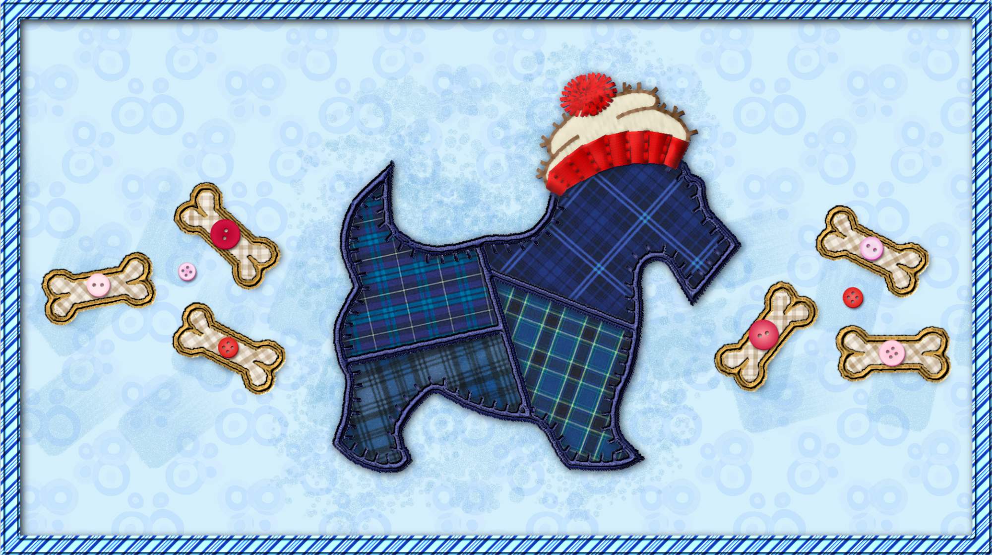 Solve Buttons and Bones jigsaw puzzle online with 350 pieces