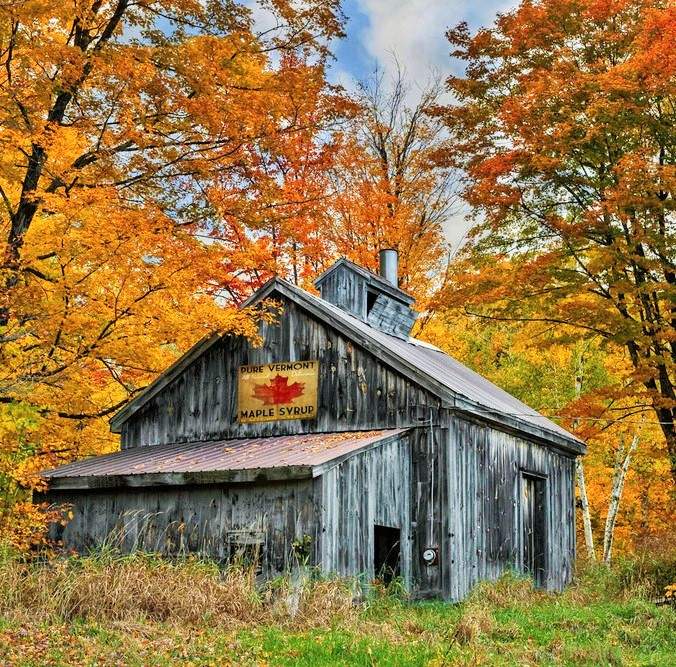 Solve The Ol' Vermont Sugar Shack... Marlboro, Vermont.... jigsaw ...