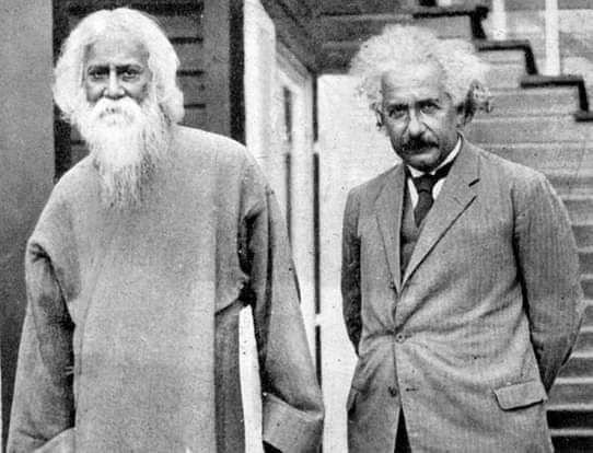 Solve Rabindranath Tagore visiting Albert Einstein in Hungary, 1930 ...