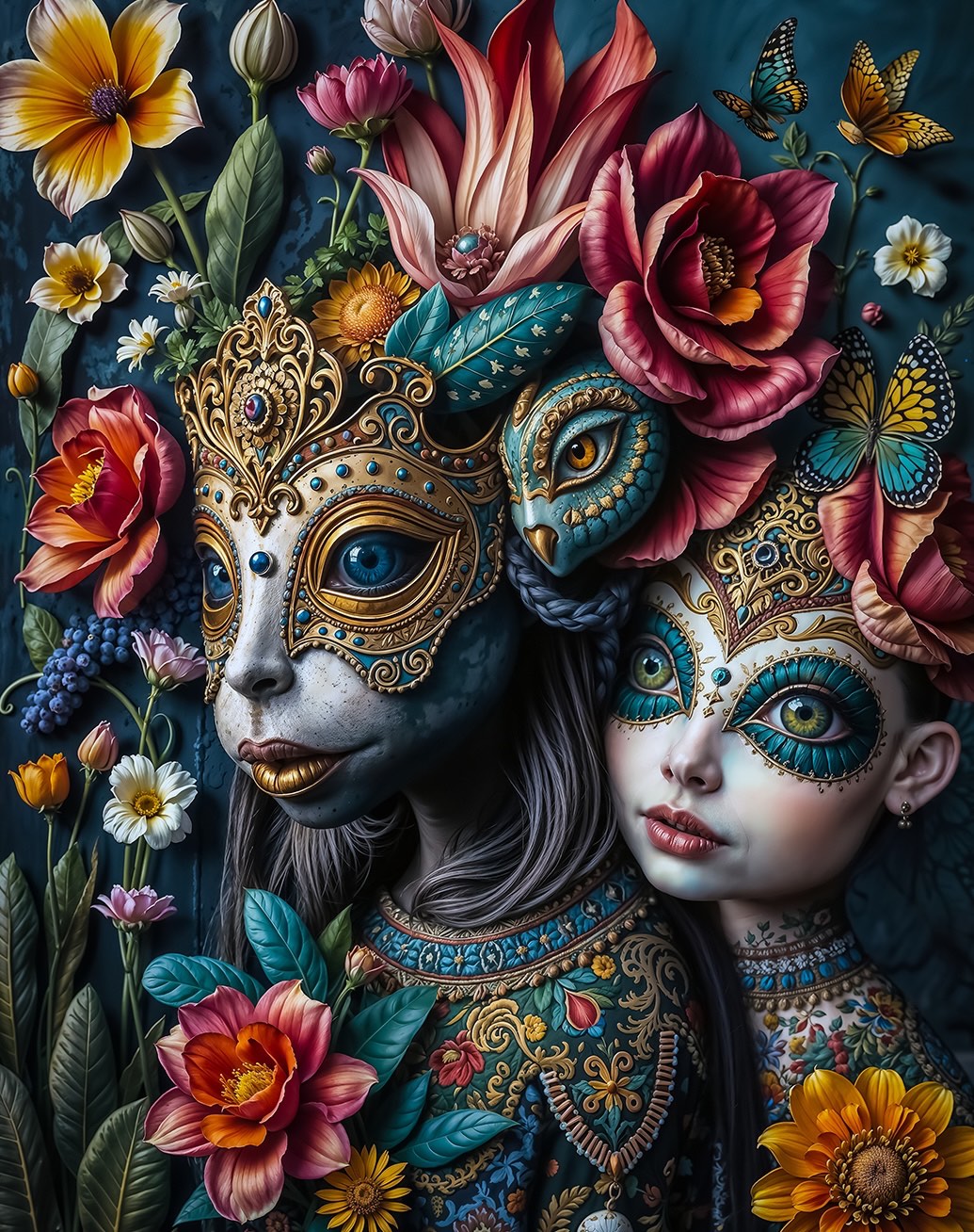 Solve Masquerade time. jigsaw puzzle online with 300 pieces